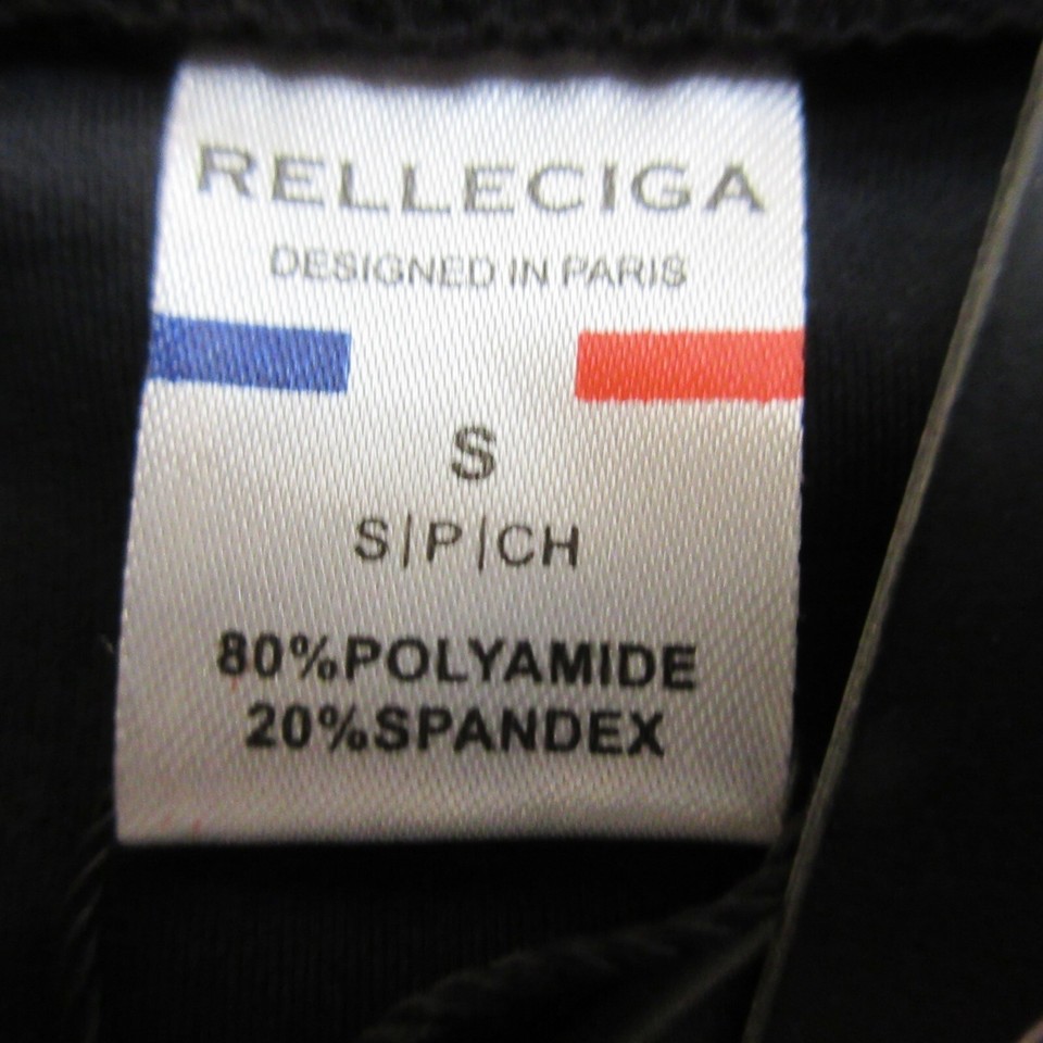 NWT Relleciga Women's High Cut High Waisted Bikini Bottom Black S B6 | eBay