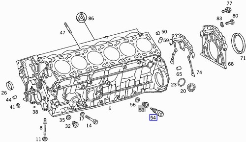 Mercedes Engine Block Coolant Drain Plug M14 x 1.5 mm A1129900901 | eBay