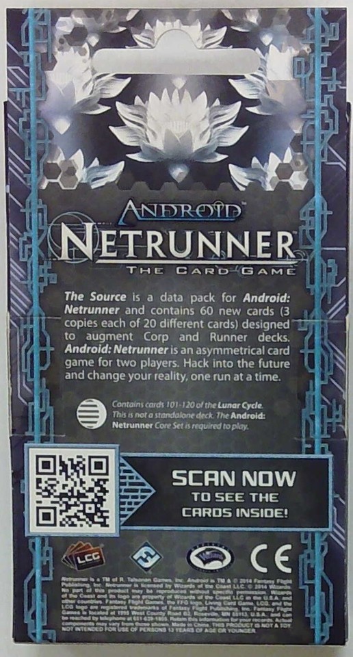 ANDROID NETRUNNER THE CARD GAME: THE SOURCE DATA PACK FFGAND21 | eBay