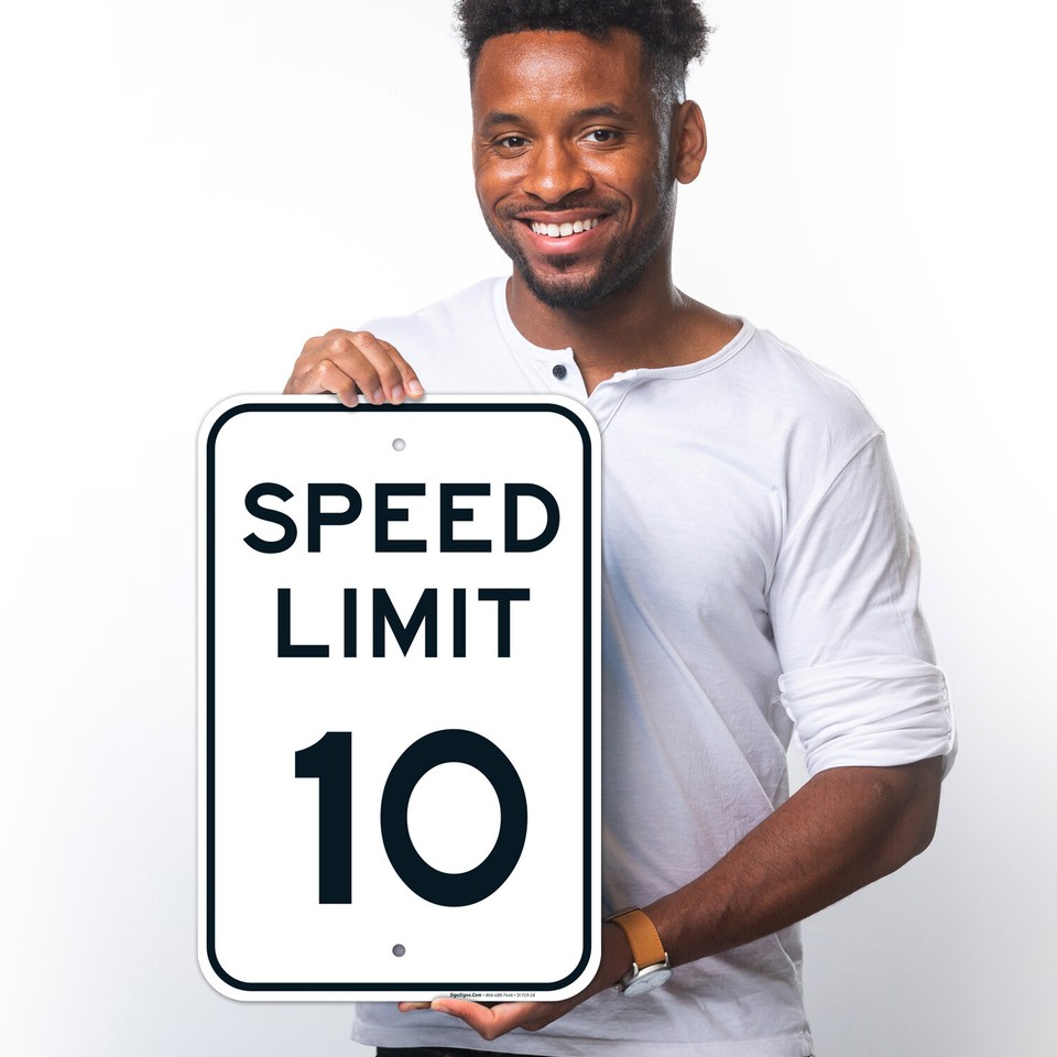 Speed Limit 10 MPH Sign, | eBay