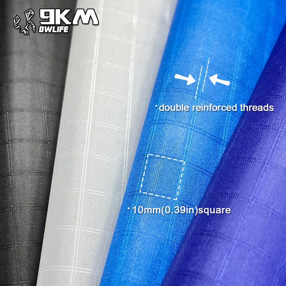 40D Thin Waterproof Ripstop Nylon Fabric PU Coated For Outdoor Kite ...