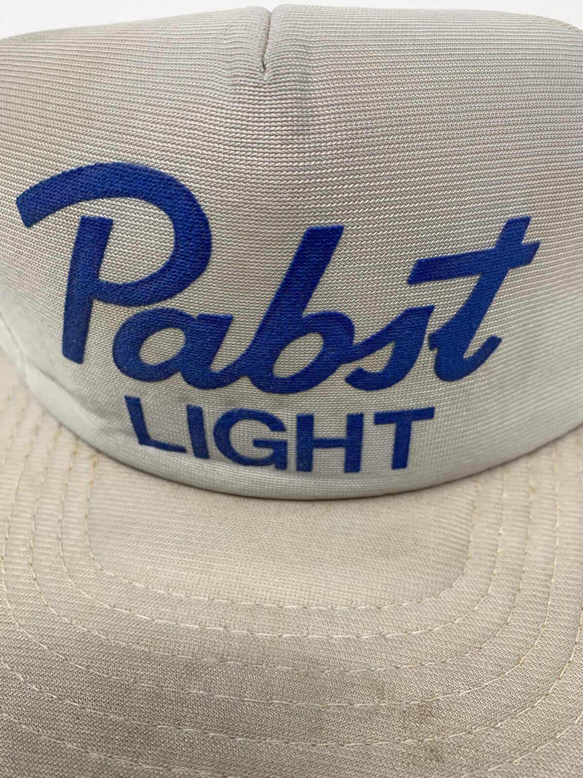 Pabst Light Blue Ribbon PBR Trucker Hat Vintage RARE … - Gem