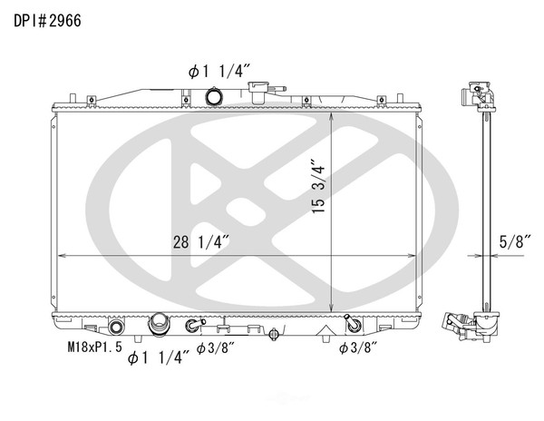 Radiator Koyo A2966 fits 2004 Acura TSX for sale online | eBay