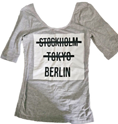 Girls Divided Gray Berlin Shirt/ US Size XS/ Girls Apparel/ Girls ...