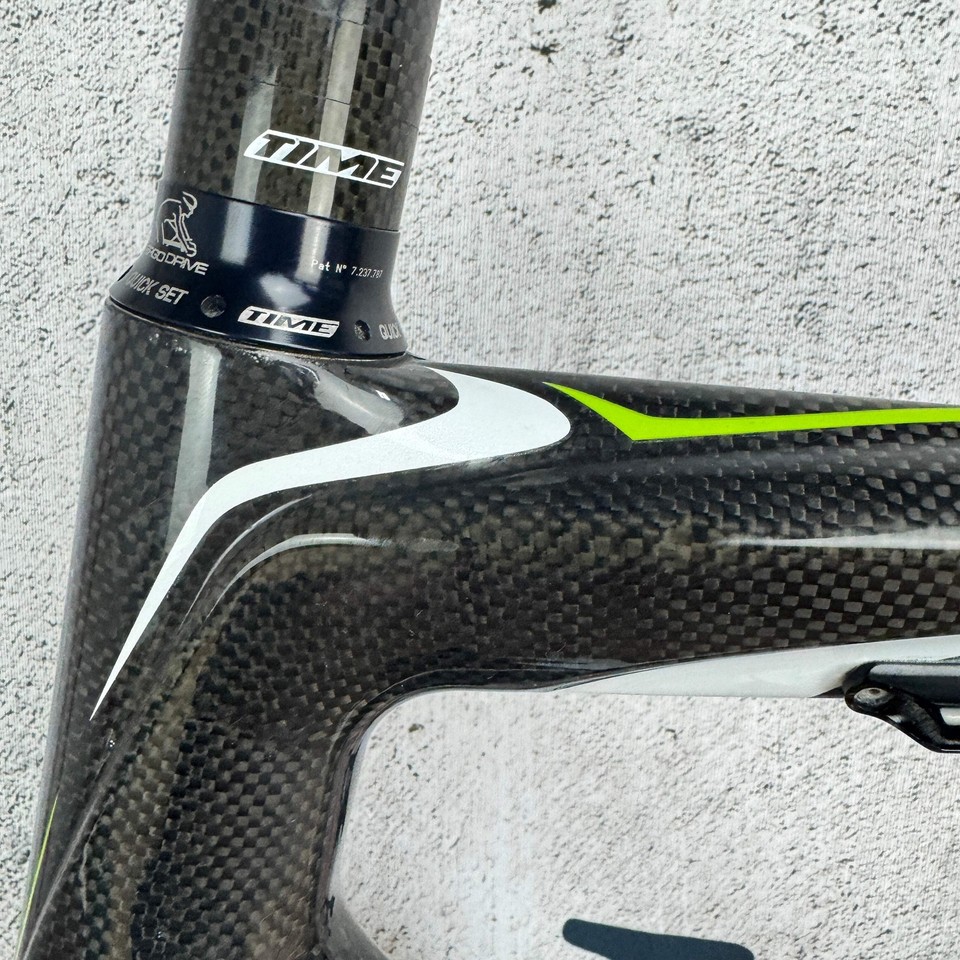 2010 Time NXR Instinct ISP M (56cm) Carbon Rim Brake Bike Frameset 700c ...