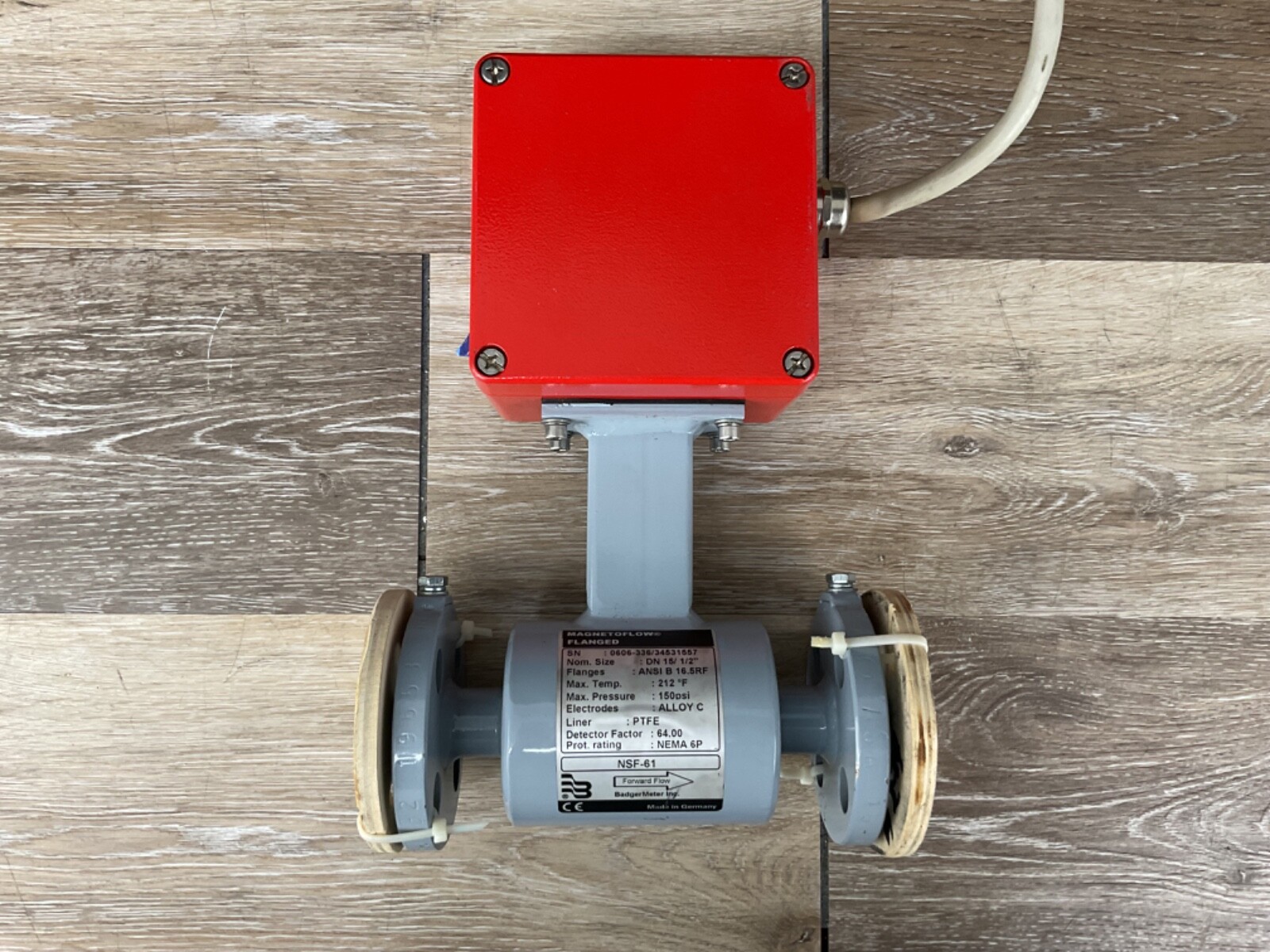 Badger Meter Magnetoflow Flanged Electromagnetic Flow meter PRIMO ...