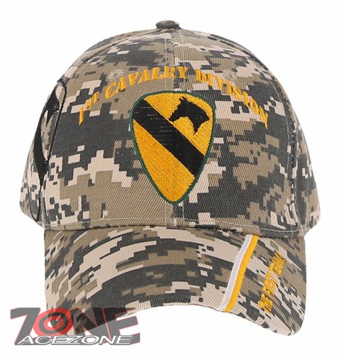 NEW! US ARMY 1ST CAVALRY DIVISION THE FIRST TEAM! BASEBALL CAP HAT ACU ...