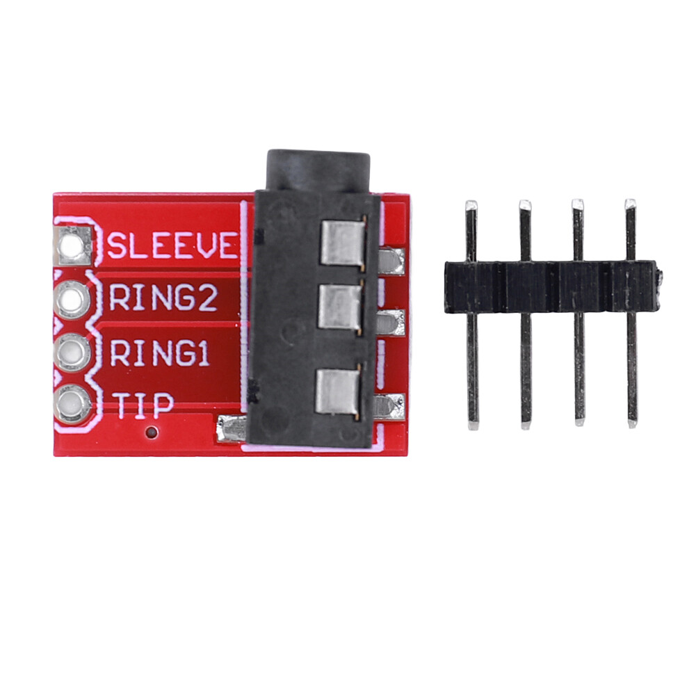 TRRS 3.5mm Jack Headphone Video Audio MP3 Jack Module 3 Conductors For ...