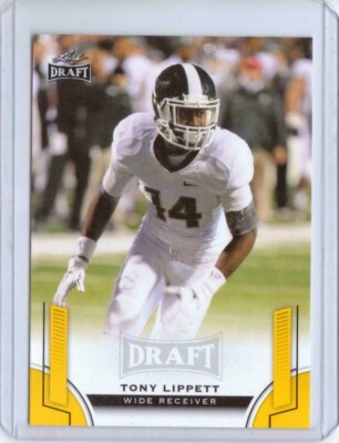 2015 Leaf Draft Gold #56 Tony Lippett - Michigan State Spartans | eBay