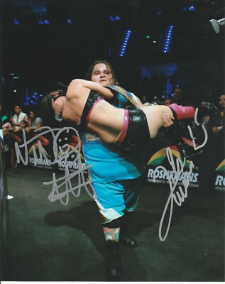 LADY MARAVILLA NINO HAMBURGUESA SIGNED AUTO'D 8X10 PHOTO LUCHA LIBRE ...