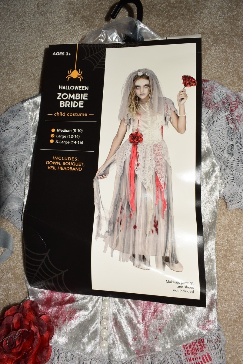 Scary Zombie Costumes For Girls New Girls Zombie Bride Halloween