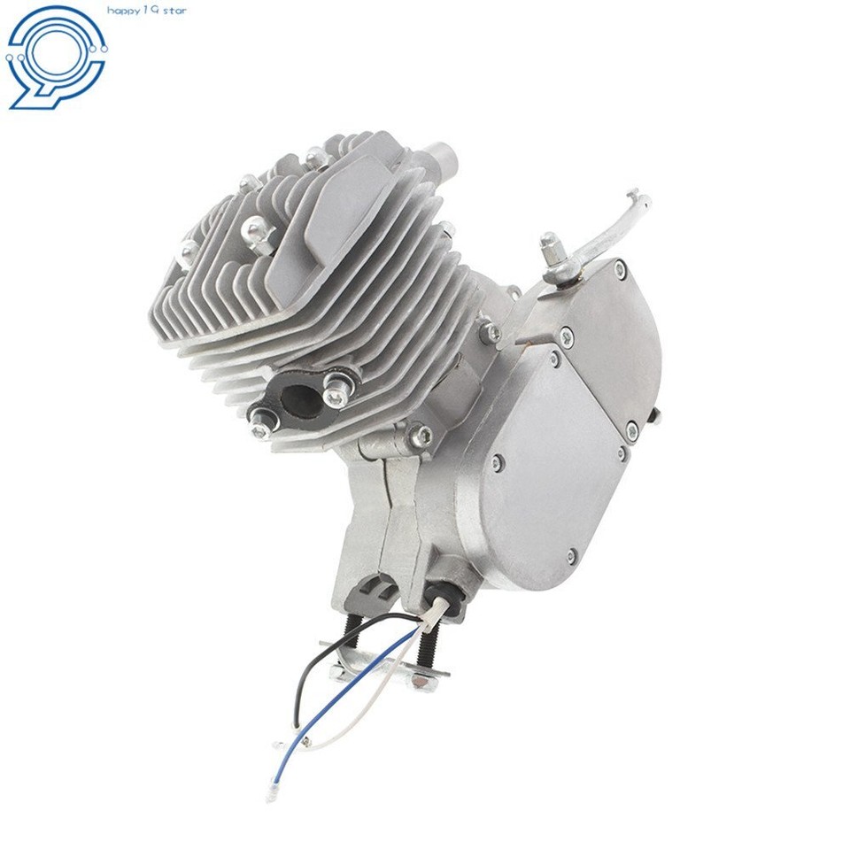 Silver 80cc 2 Stroke Gas Engine Motor For Motorized Motorised Bicycle ...