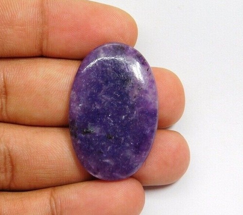 100% Natural Lepidolite Cabochon Loose Gemstone For Jewelry 40 Cts. ME ...