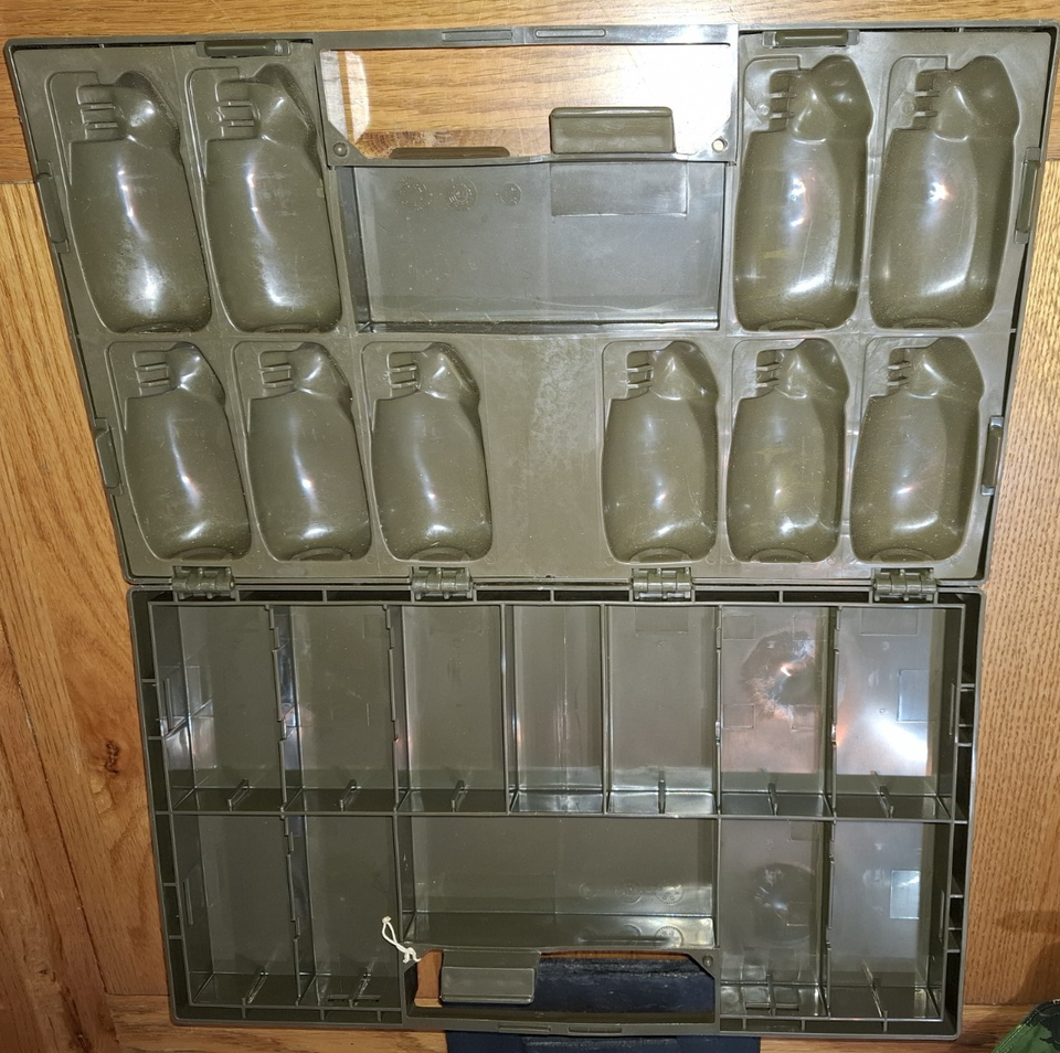 EX GERMAN ARMY GRENADE TRANSPORTATION CASE, COLD WAR ERA | eBay UK