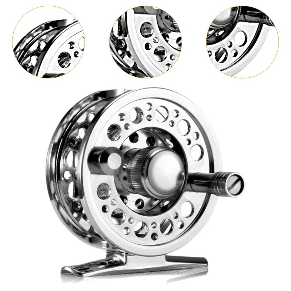 Fly Fishing Wheel Interchangeable Hand Fly Reel Ice Fishing Reel Labor ...
