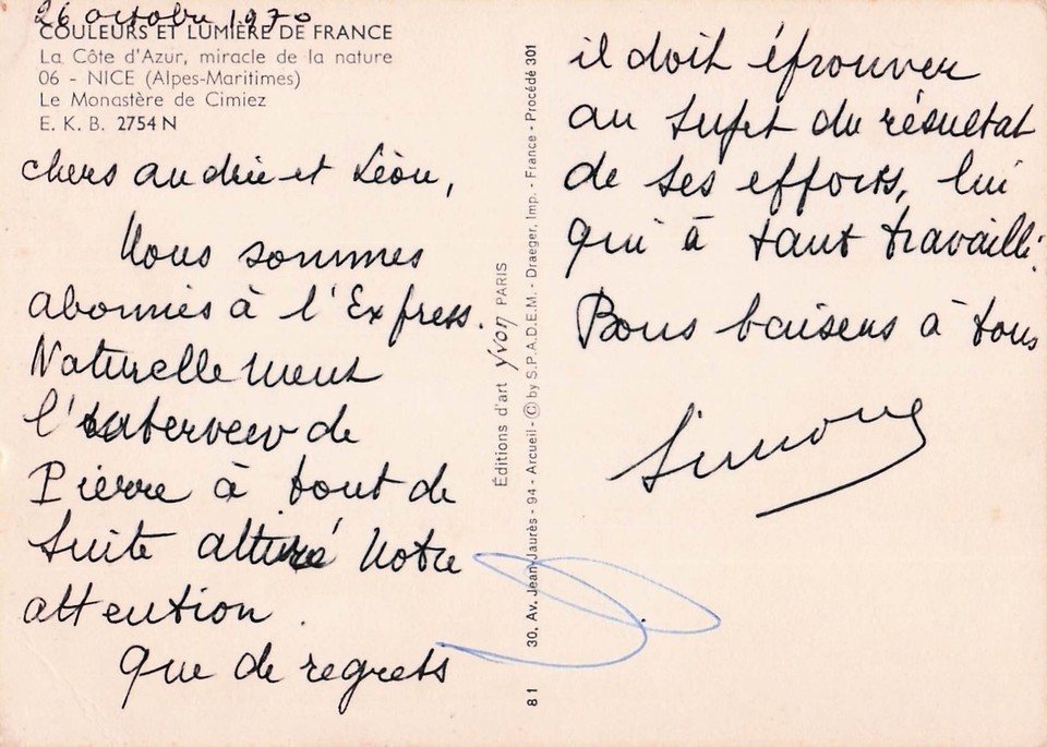 6 NICE LE MONASTERE DE CIMIEZ | eBay UK