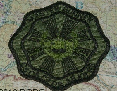 OD Master Gunner Patch B2 | eBay