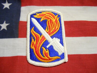 US ARMY 198TH INFANTRY BRIGADE VIETNAM ERA PATCH NO GLOW UV | eBay