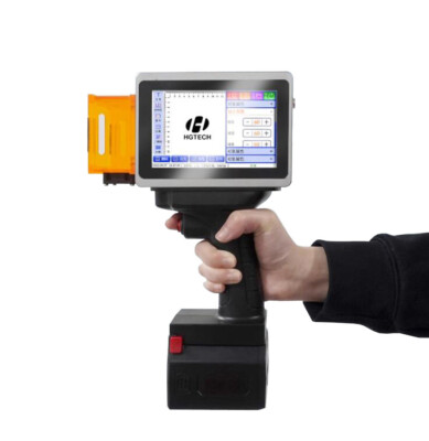 5in Touch Screen Portable Hand-held Laser Coding Printer Batch Expiry ...