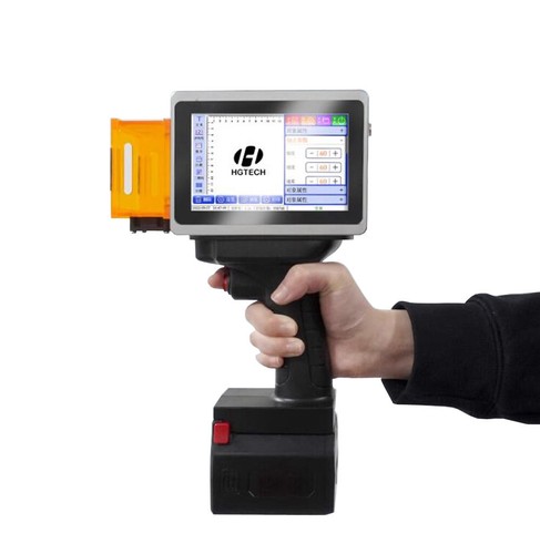 5in Touch Screen Portable Hand-held Laser Coding Printer Batch Expiry ...