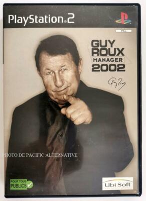 jeu GUY ROUX MANAGER 2002 pour playstation 2 PS2 francais gestion foot ...