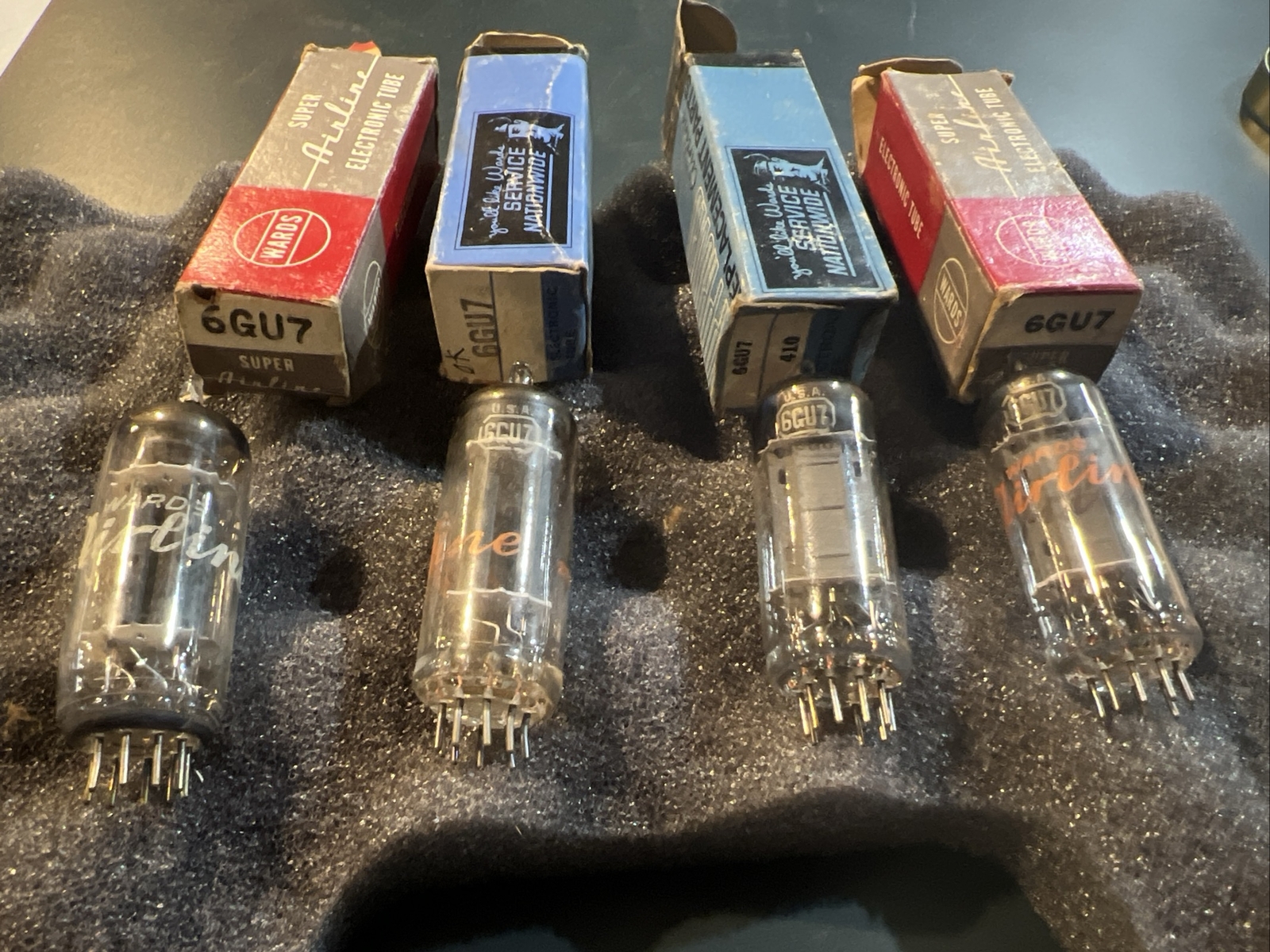 Lot of (4) NOS 6GU7 Wards/Airlines USA Made (RCA&GE) Tubes | eBay