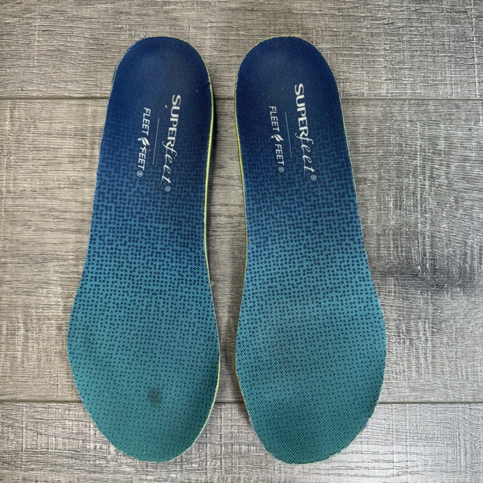 Superfeet Feet Fleet Insoles Size D Mens 7.5 - 9 Womens 8.5- 10 Uncut ...