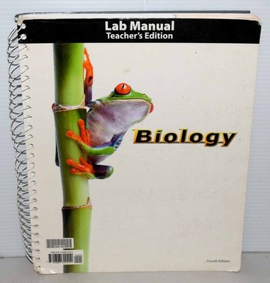 BJU Press Biology Lab Manual Teacher’s Edition Fourth Edition | eBay
