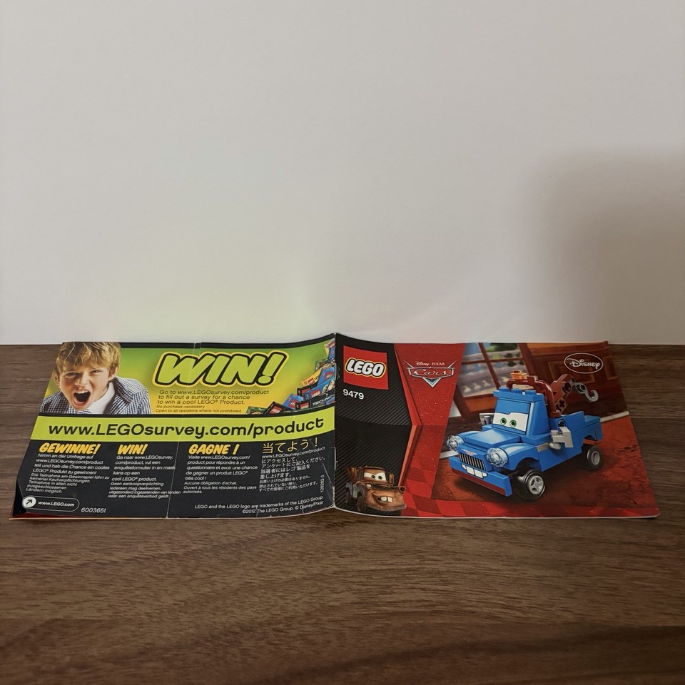 Lego 9479 Ivan Mater Cars 2 100% Complete | eBay Australia