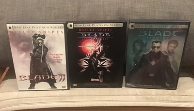 BLADE TRILOGY DVD Lot: Blade / Blade II / Blade Trinity Wesley Snipes ...