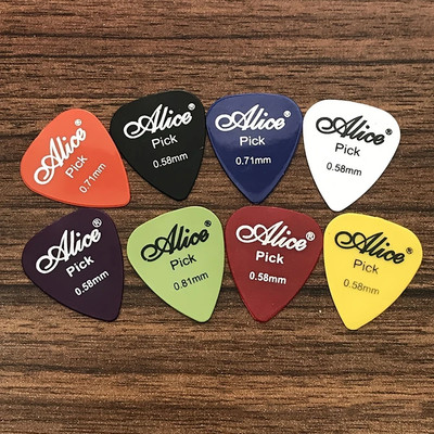 Alice Guitar Pick | Guitar Bass Picks Plectrums Various Sizes | .58mm-1 ...