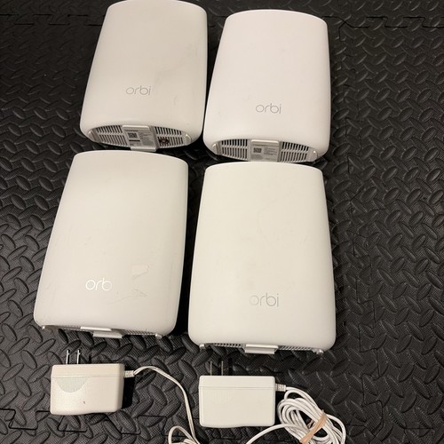 Netgear Orbi RBR50 Router + RBS50 x 2 + RBS50v2 Satellite AC3000 WiFi ...