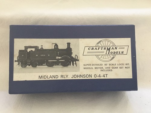 CRAFTSMAN MODELS OO GAUGE 4mm SCALE JOHNSON 0-4-4T LOCOMOTIVE KIT ...