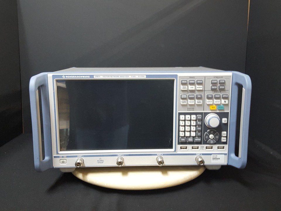 R&S ZNB8: Vector Network Analyzer, 9kHz - 8.5GHz, Win10, 4Port (103995 ...