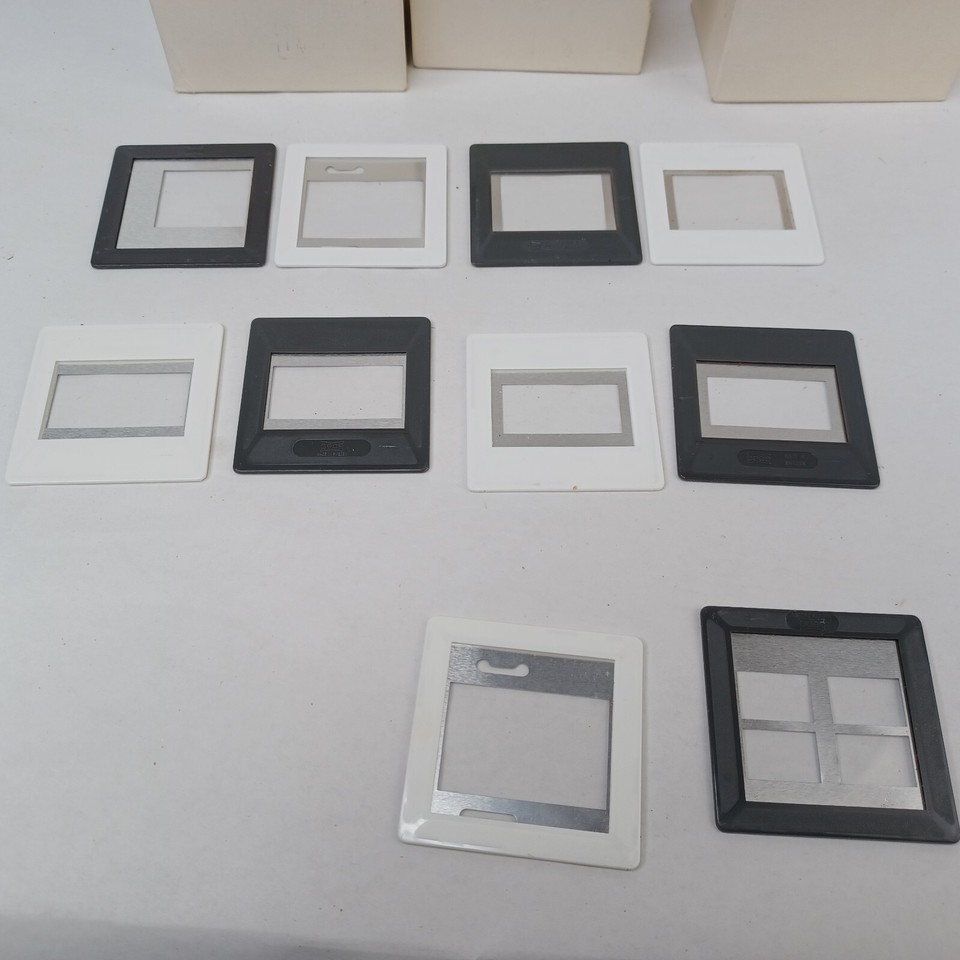 Lot 90 GEPE Glass Slide Mounts Assorted | eBay