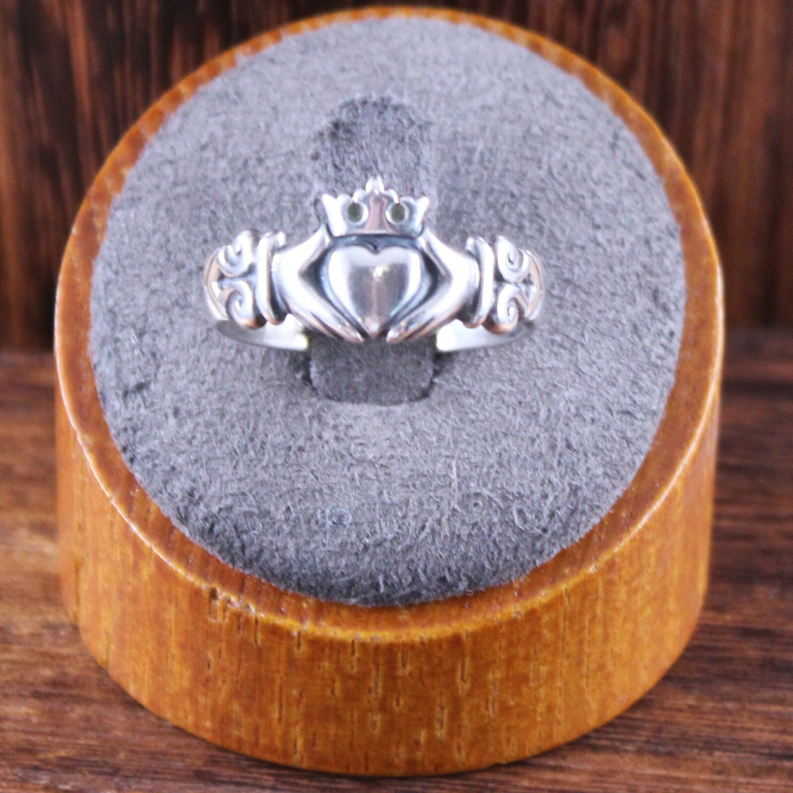 Retired James Avery CLADDAGH Heart Crown Ring Sterlin… - Gem