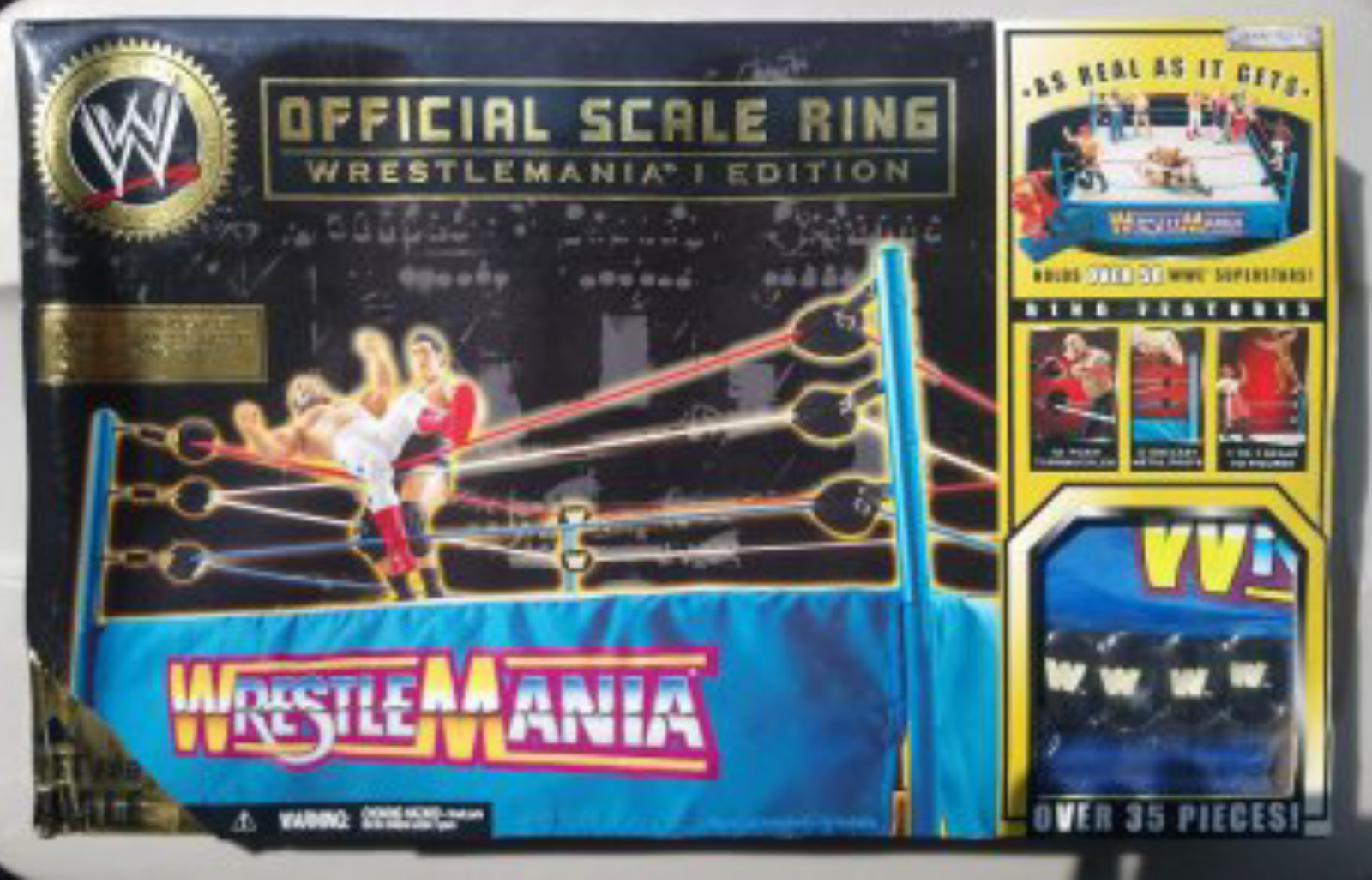wwe wwf ljn classic superstars wrestlemania I edition official scale ...