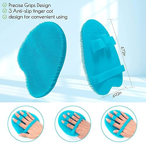 1 Pack Pure Silicone Foodgrade Body Brush Shower Cleansing Scrubber ...