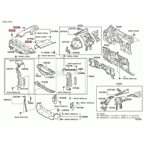 100pcs for Toyota Landcruiser 200 Series - LC200 Radiator Cover Clips ...
