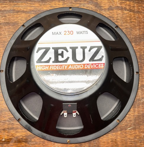 Vintage ZEUZ 15” Speaker Woofer 8 Ohm 230 Watt - Eminence Made USA | eBay