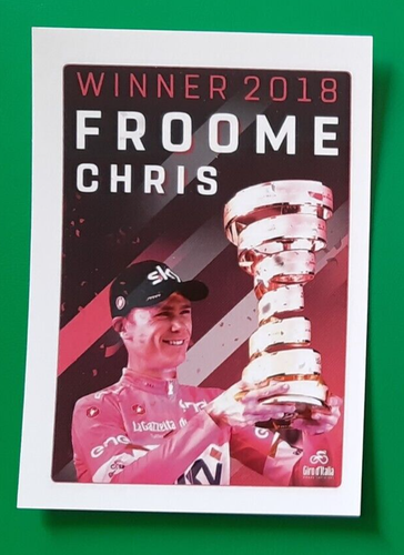 CYCLISME carte cycliste CHRIS FROOME Vainquuer du GIRO | eBay