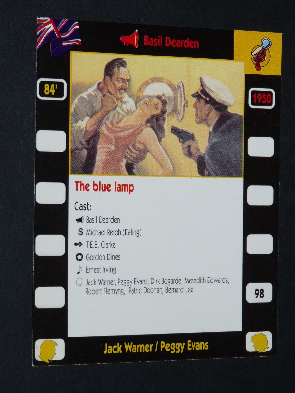 DUE EMME CARD 1996 CINEMA FILM #98 BLUE LAMP DEARDEN JACK WARNER EVANS ...