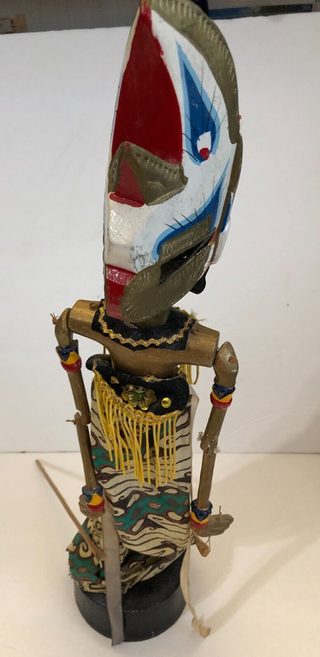 Wayang Golek Wooden Bali Puppet Indonesia Asian Stick Marionette 20 ...