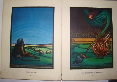 Book Jewish RARE Judaica Uriel Birnbaum MOSES Art 1924 German Hebrew ...