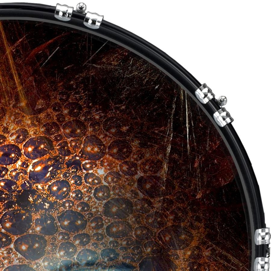 20" Custom Bass Kick Drum Front Head Skin Graphical Abstract Eyes | eBay