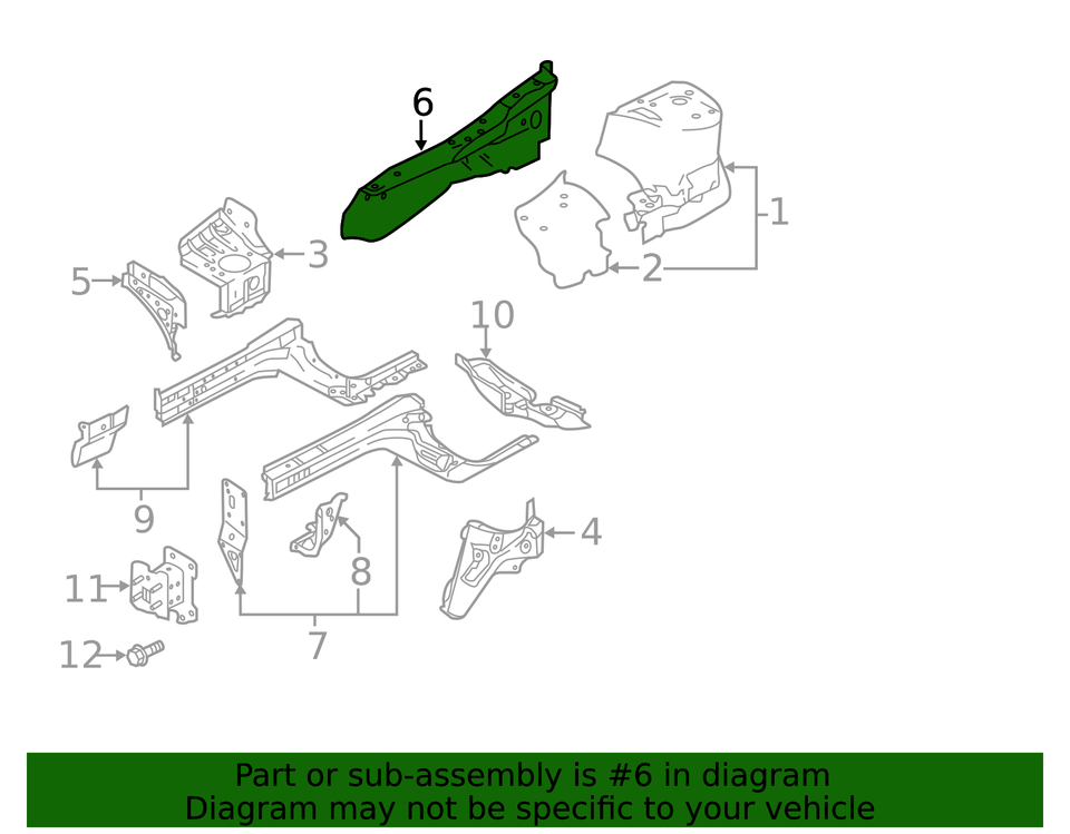 Genuine Nissan Upper Rail F4181-5RBMA | eBay