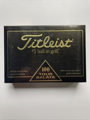 1 Dozen Titleist Tour Balata 100 Golf Balls #1-4 with "IMS" Logo - NOS ...