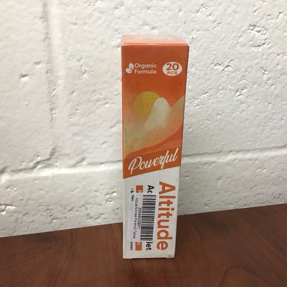 Altitude Acclimation Tablet 20Ct Tablets Powerful Organic Formula Exp ...