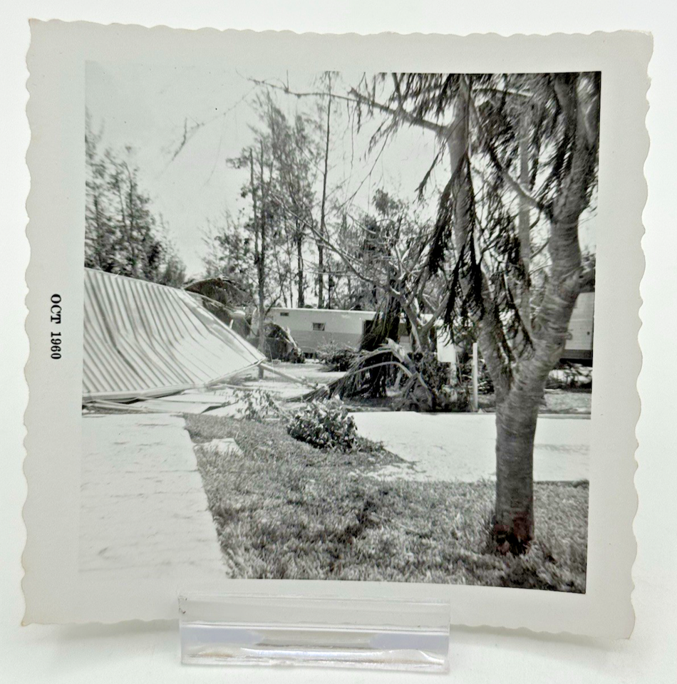 Hurricane Donna 1960 Fort Myers FL Original Photo Lot of 13 Trailer ...