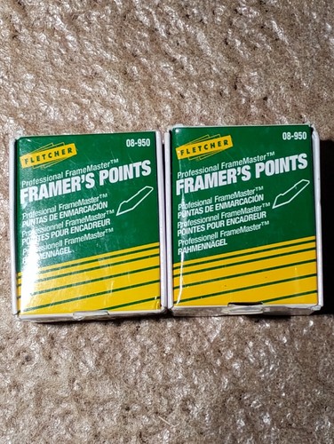 Fletcher® Framers Points for Permanent Picture Frame Assembly | eBay